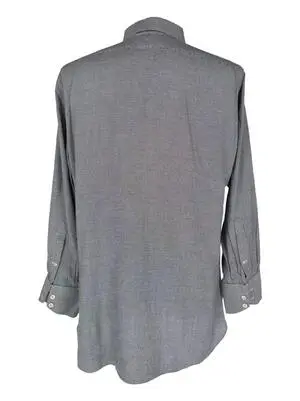 TOM FORD Tweed Button-down Shirt - Grey