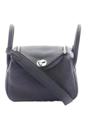 Hermès Lindy Clemence Mini Bag - Black