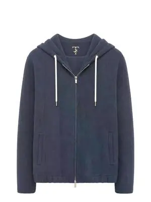 TOMBOLINI Ribbed-knit Zip-up Tracksuit - Blue