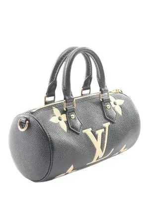 LOUIS VUITTON Papillon Bb Monogram Empreinte Handbag - Black