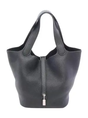 Hermès 2017 Picotin Lock Mm Handbag - Black