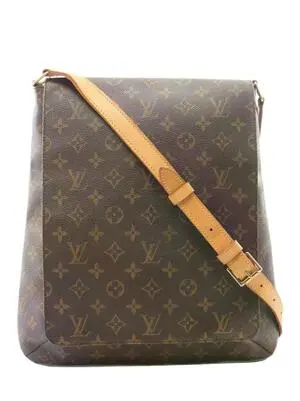 LOUIS VUITTON 2001 Musette Monogram Tote Bag - Brown