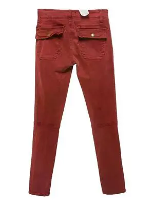 Current/Elliott Denim High-waist Jeans - Red
