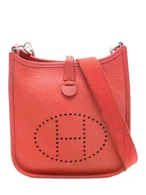 Hermès Hermès Evelyn TPM Shoulder Bag Red