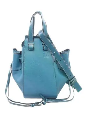 Loewe 2000s Small Hammock Drawstring Tote Bag Blue