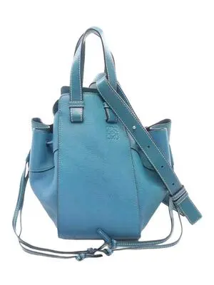 Loewe Loewe 2000s Small Hammock Drawstring Tote Bag Blue