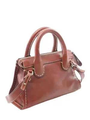Chloé 2010s Edith Buckle Two-way Handbag - Brown