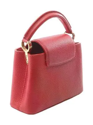 LOUIS VUITTON Capucines 2-way Mini Tote Bag - Red