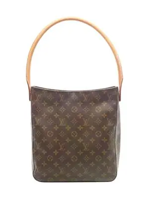 LOUIS VUITTON Monogram Canvas Looping Gm Shoulder Bag - Brown