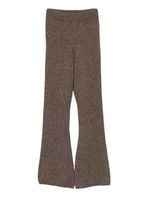 ELY ELY ELY ELY Fine-Knit Flared Trousers