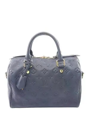 LOUIS VUITTON Monogram Empreinte Speedy Bandouliere 2-way Tote Bag - Blue
