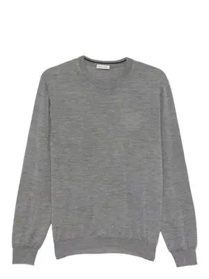 Herno Crew Neck Long Sleeve Sweater - Grey