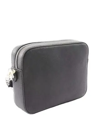 VIVIENNE WESTWOOD 2020s Orb Plaque Shoulder Bag - Black