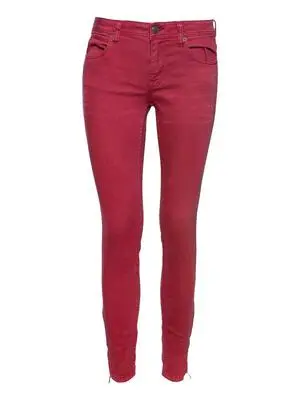 BURBERRY Burberry Brit Burgundy Viscose Blend Skinny Jeans