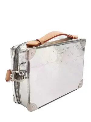LOUIS VUITTON 2010s Monogram Mirror Soft Trunk Handbag
