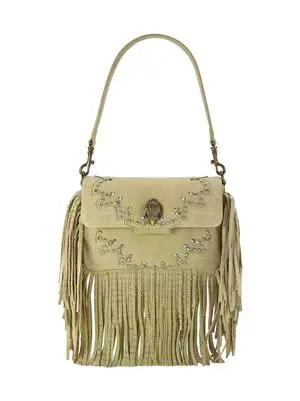 Kurt Geiger Oxford Fringe Shoulder Bag Neutrals