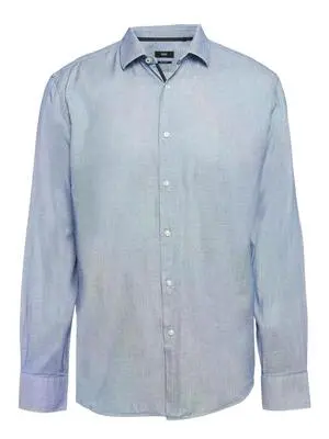 BOSS Cotton Shirt - Blue