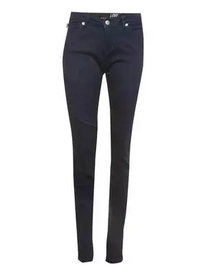 Moschino Five-pocket Jeans With Heart Detail - Blue