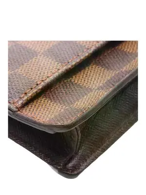 LOUIS VUITTON Damier Ebene Pimlico Shoulder Bag - Brown