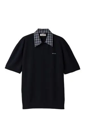 MIU MIU Miu Miu Cashmere Polo Sweater