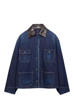 Prada Denim Trucker Jacket - Blue