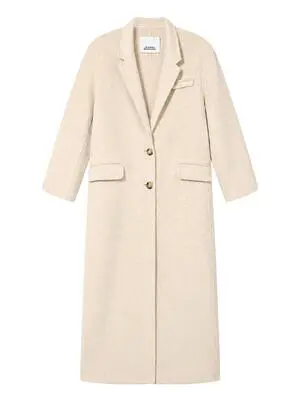 Isabel Marant Étoile Clesa Wool Coat - Sand