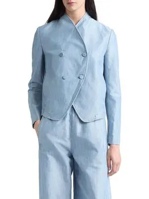 Emporio Armani Asymmetric Jacket - Denim