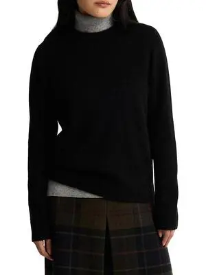 Barbour Penwood Cashmere Sweater - Black