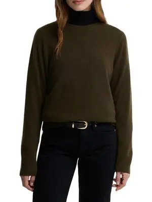 Barbour Penwood Cashmere Sweater - Olive