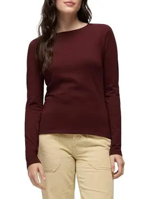 Prana Everyday Long Sleeve T-shirt - Cacao