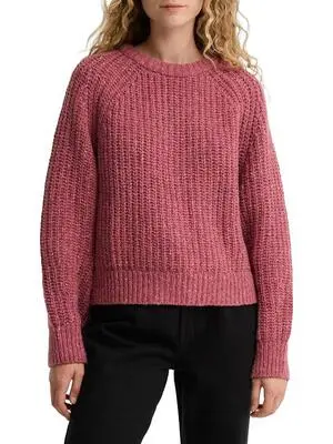 Barbour Alderney Fleck Sweater - Tea Rose