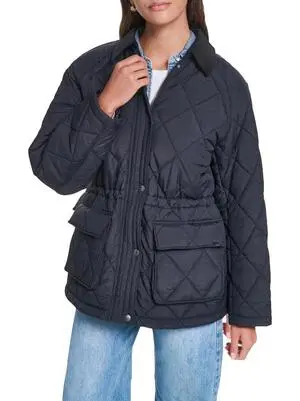 LEVI'S Diamond Quilted Jacket - Black
