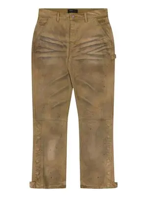PURPLE BRAND Bentonite Snap Carpenter Pants 'beige - Cream