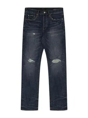 PURPLE BRAND Vintage Aged Denim Jeans - Blue