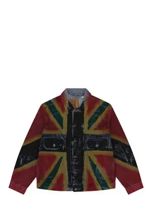 DENIM TEARS Union Jack Type-2 Denim Jacket - Red