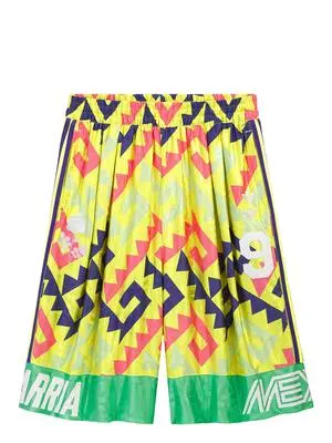 ADIDAS Adidas X Willy Chavarria Graphic Print Long Shorts