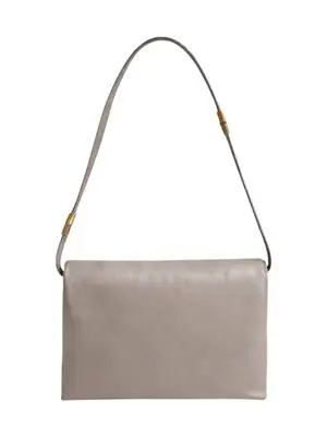 Marni Prisma Large Leather Shoulder Bag 'cork' Tan