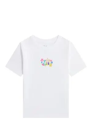 Kith Abstract Tropical Graphic Tee - White