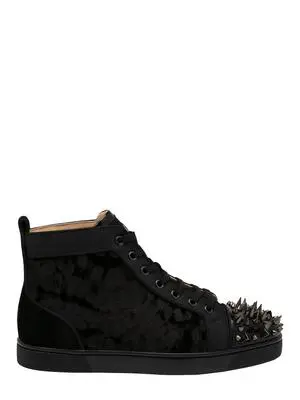 CHRISTIAN LOUBOUTIN Christian Louboutin Louis Orlato Flat Calf Spikes