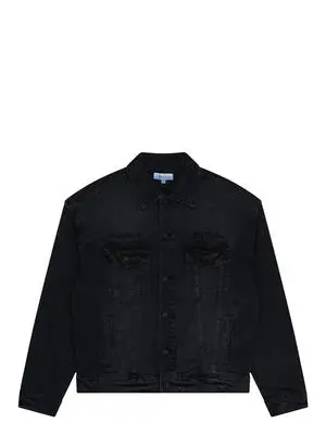 PURPLE BRAND X Blue Sky Denim Jacket - Black