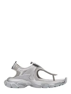 Balenciaga Wmns Track Sandal Metallic - Silver