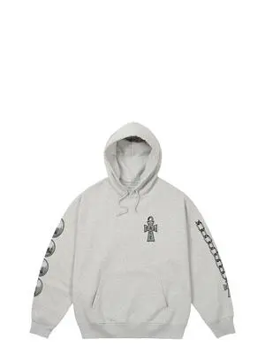PALACE Wizard Sleeves Hooded Sweatshirt - Grey