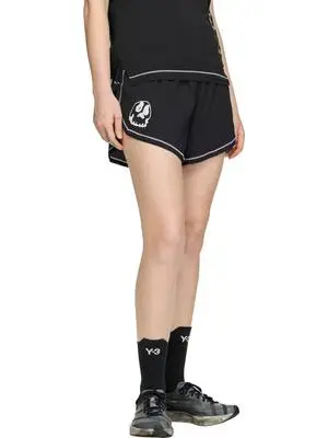 Adidas Y-3 Chito Graphic Running Shorts - Black