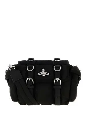 VIVIENNE WESTWOOD Fabric Rocky Crossbody Bag - Black