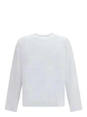 Dries Van Noten Crewneck Long Sleeve T-shirt - White