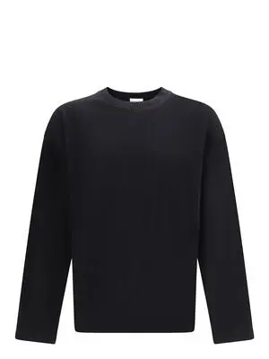 Dries Van Noten Crewneck Long Sleeve T-shirt - Black