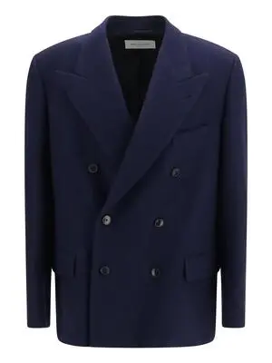 Dries Van Noten Bosier Wool Blazer - Blue