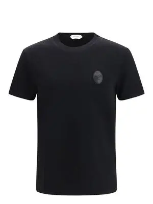 Versace Logo Application T-shirt - Black