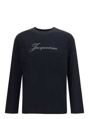 Jacquemus Long Sleeve T-shirt - Black