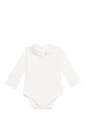 MARIE-CHANTAL Marie-Chantal Pima Cotton Embroidered Bodysuit